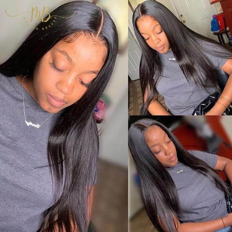 Perruque Frontale Cheveux Naturels Lisses – Magicobeauté.com