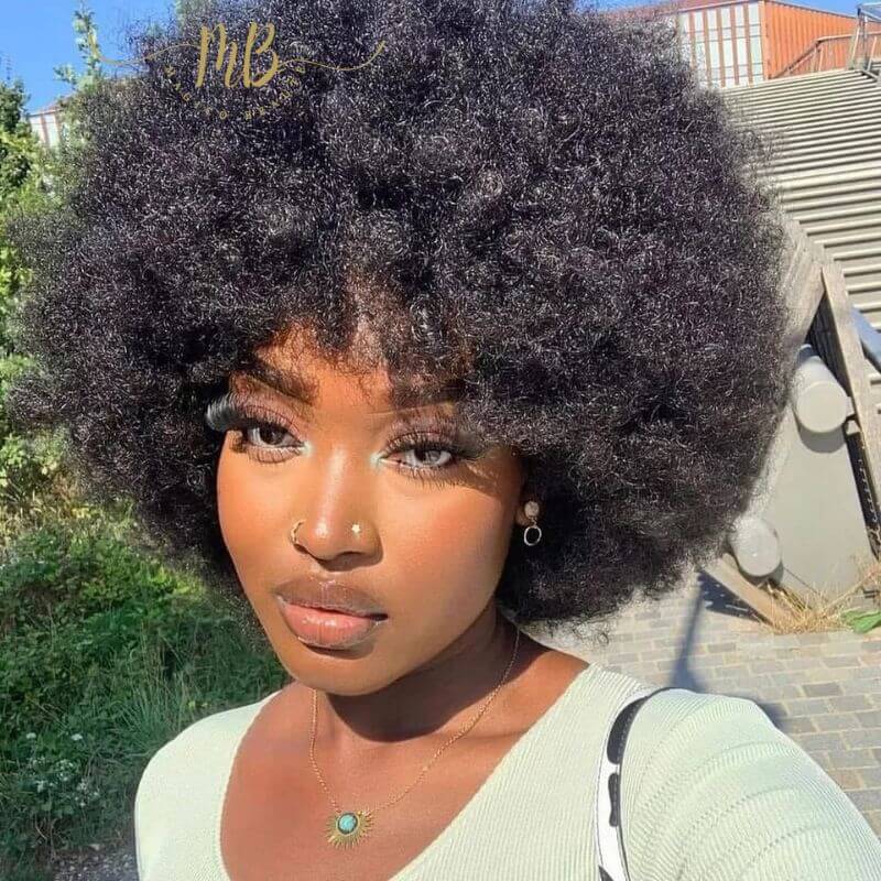 Perruque Cheveux Naturels Afro Crépus – Magicobeauté.com